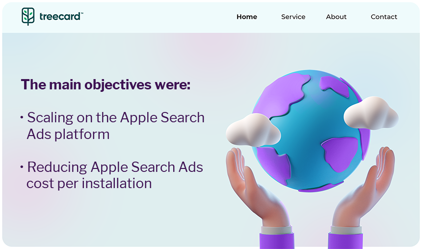 Treecard Apple Search Ads and App Store optimisation | Kurve