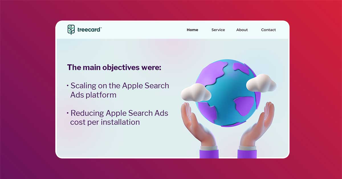 Treecard Apple Search Ads and App Store optimisation | Kurve
